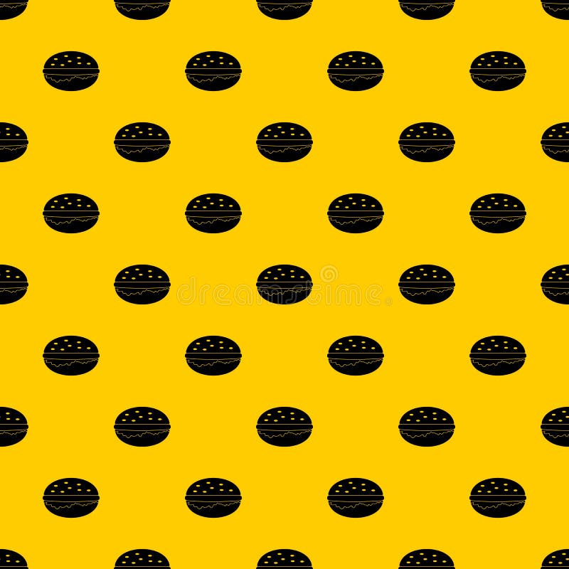 Burger pattern vector stock vector. Illustration of eating - 143879861