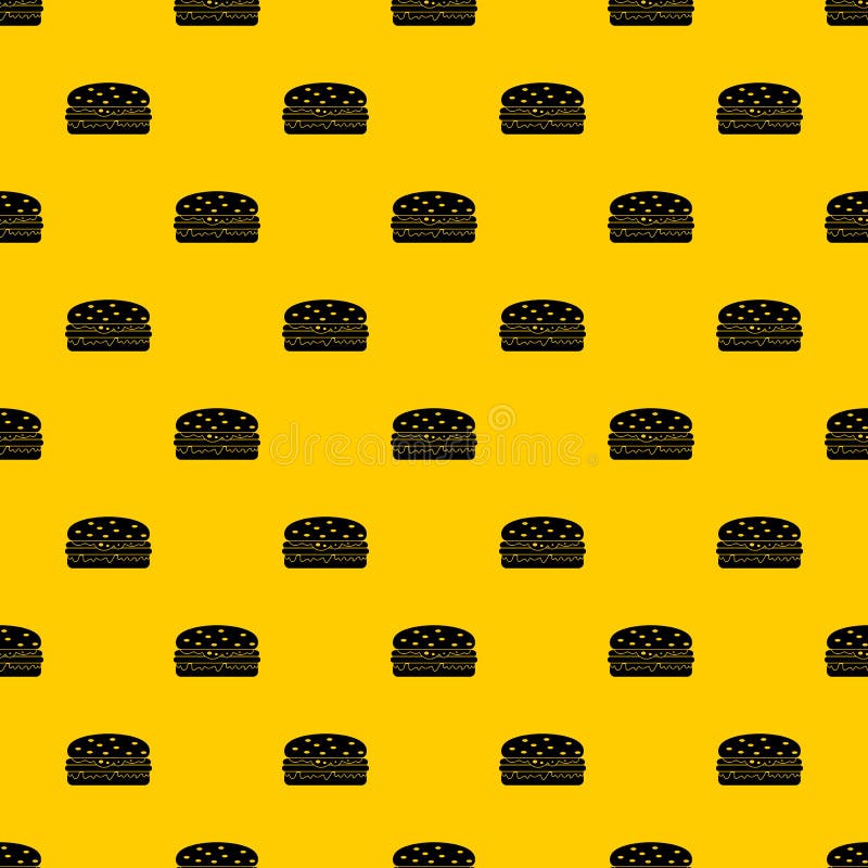 Burger pattern vector stock vector. Illustration of cuisine - 143880129