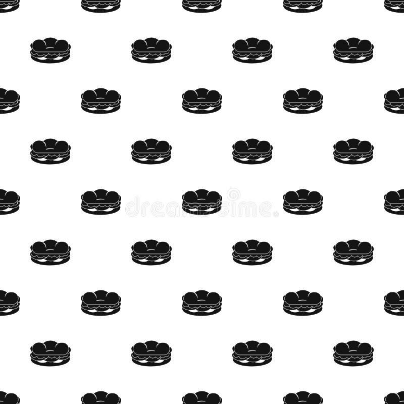 Burger pattern vector stock vector. Illustration of patty - 90946755