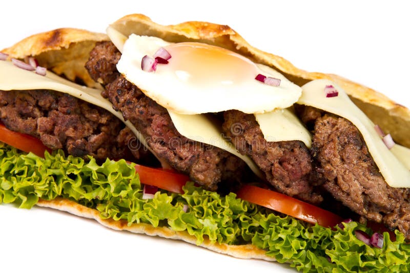 Burger sub stock photo. Image of bread, meat, mexican - 30778674
