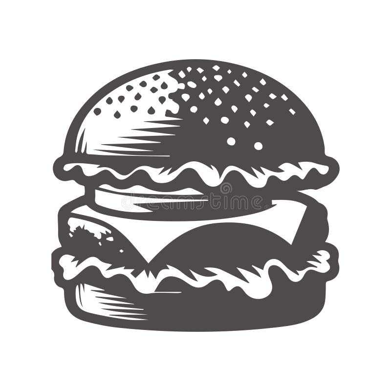 Burger Vector Collection Fast Food Vector Illustration Stock Vector ...