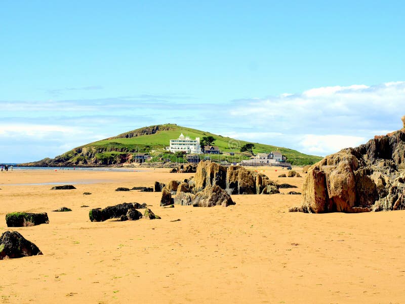 Burgh Wyspa Południowy Devon Anglia Zdjęcie Stock - Obraz złożonej z ...