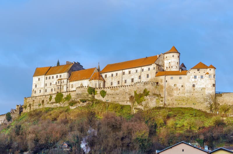 Burghausen Castle, Germany stock image. Image of history - 157940505