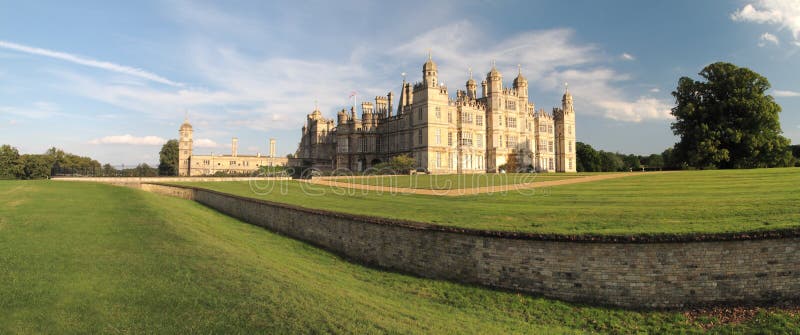Burghley House, England stock image. Image of building - 21502573