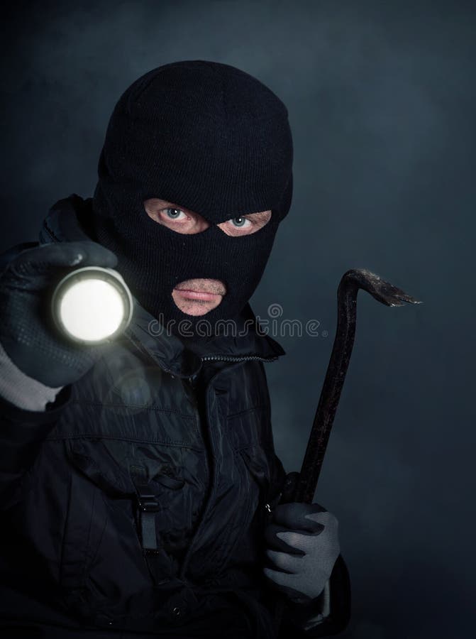 Burglar stock photo. Image of vandalism, criminal, face - 10798604