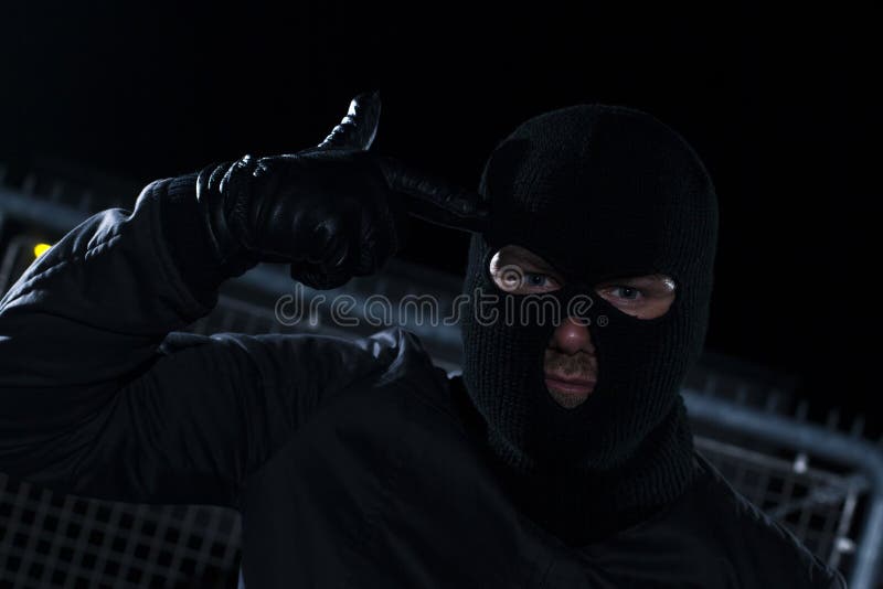 Burglar stock photo. Image of adult, balaclava, thief - 26654920