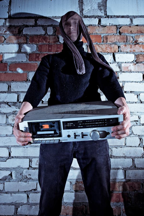 Burglar Stealing Electronics Stock Image - Image of equipment, booty ...