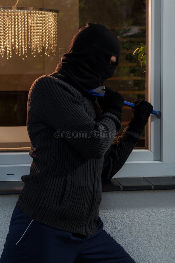 Burglary into the house stock image. Image of lock, break - 43296271