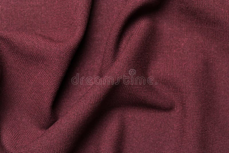 Burgundy Cloth Fabric Texture. Abstract Background with Soft Waves ...