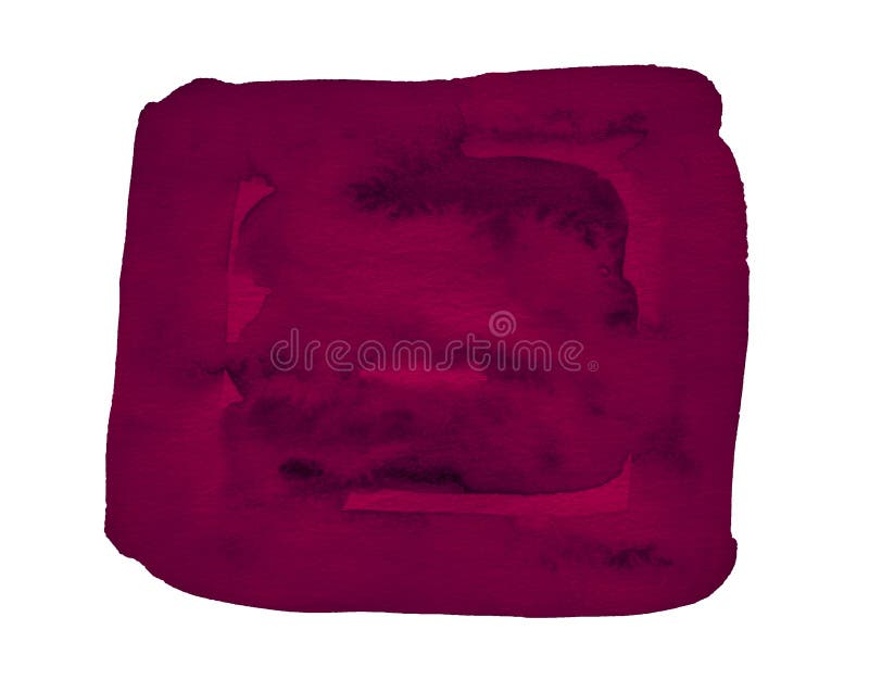 Burgundy Color Watercolor Rectangular Frame, Creative Background for ...