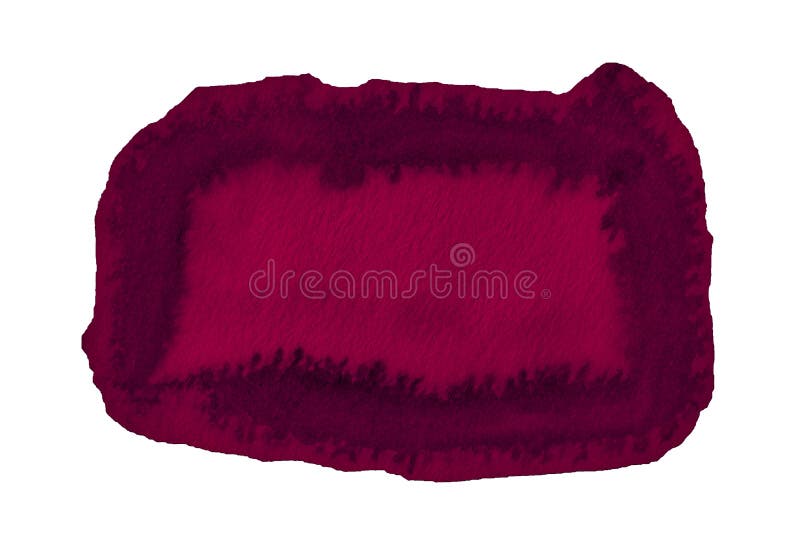 Burgundy Color Watercolor Rectangular Frame, Creative Background for ...