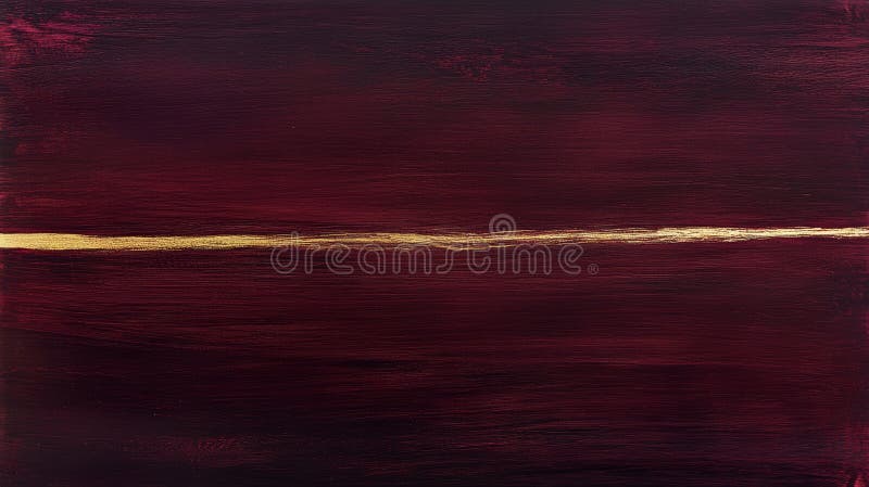 Burgundy Dreamscape: Gold Horizon Stock Illustration - Illustration of ...