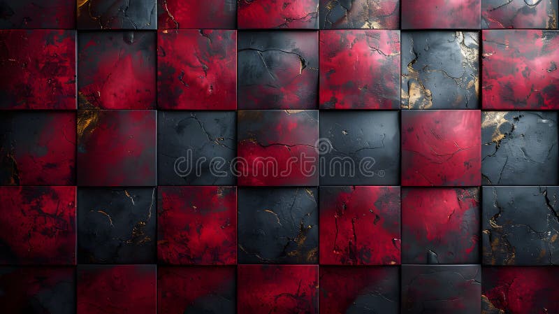 Burgundy Patterned Wall Texture - Modern & Realistic Stock Illustration ...