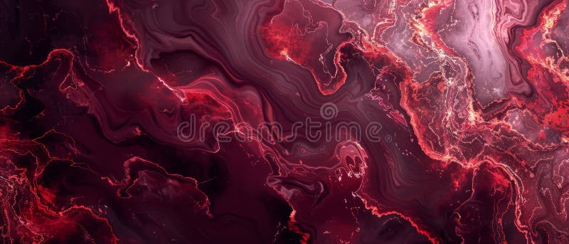 Burgundy Red Marbleized Inkscape Texture Stock Illustration ...