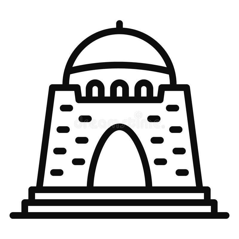 Mazar e Quaid stock illustration. Illustration of element - 164671590