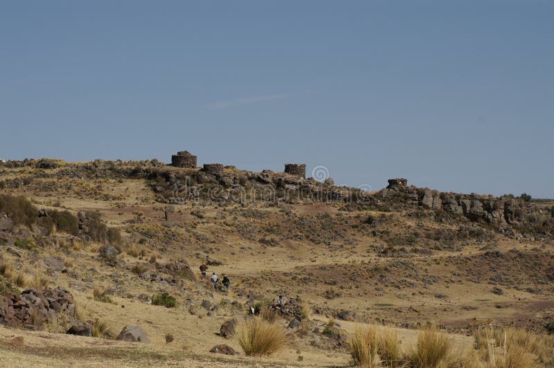 Burial chullpas stock photo. Image of ruin, colla, destinations - 5535208