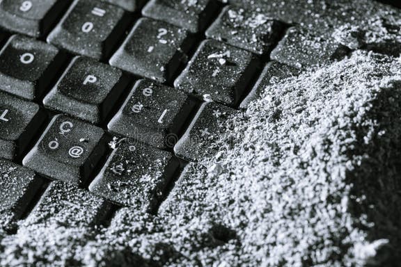 Buried keyboard stock photo. Image of equipment, computer - 49395846