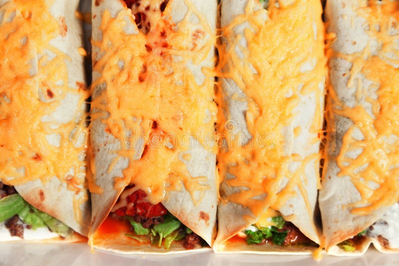 Burittos stock image. Image of food, dish, tortilla, buritto - 58561959