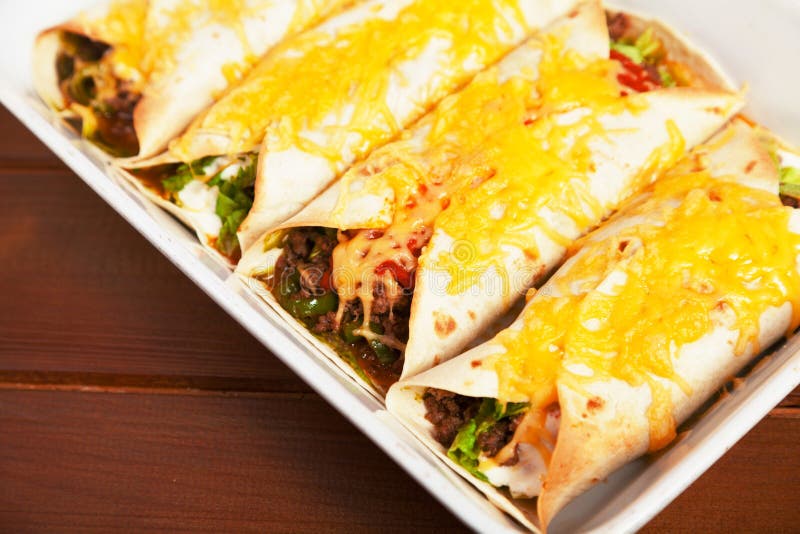 Burittos stock image. Image of food, dish, tortilla, buritto - 58561959