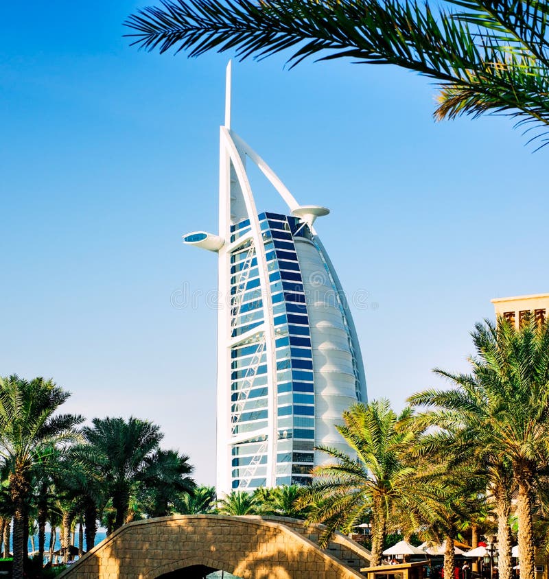 Burj Al Arab editorial photo. Image of island, evening - 37528486