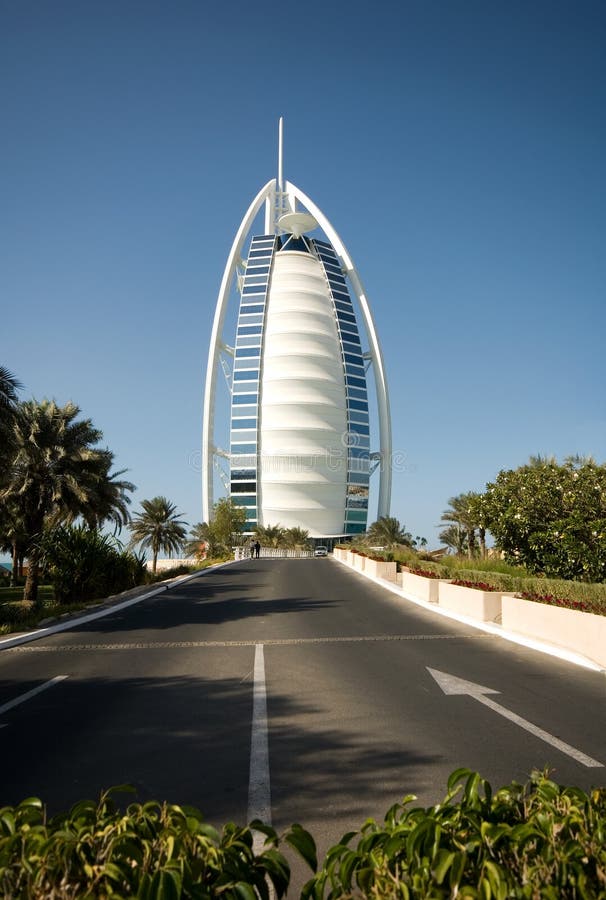 Burj al Arab Hotel, Dubai editorial stock photo. Image of emirates ...