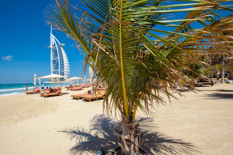 Burj Al Arab Hotel, Dubai editorial stock image. Image of tower - 61582559