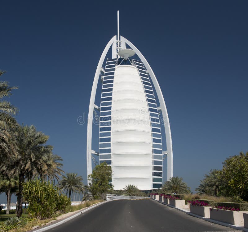 Burj Al Arab Hotel editorial stock image. Image of arabic - 30410194