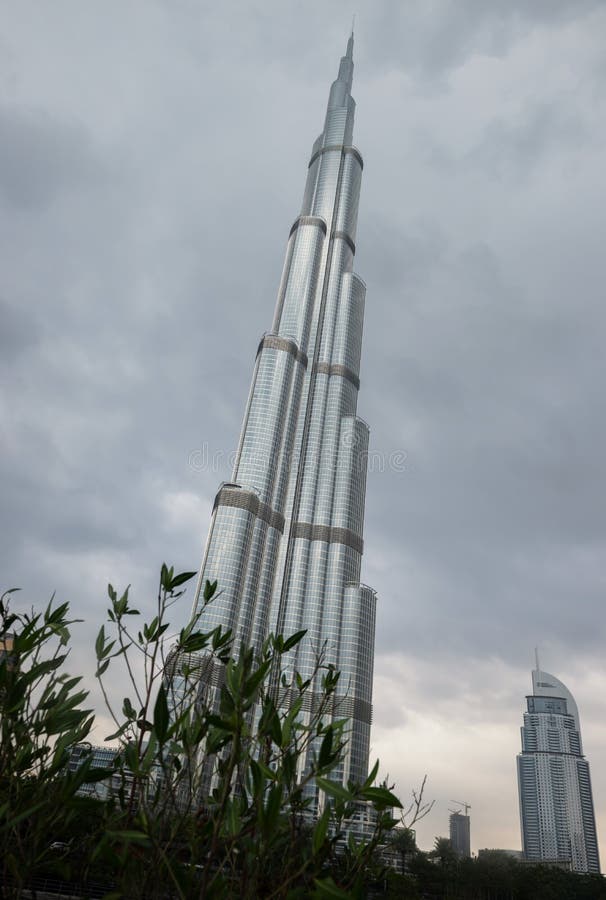 Burj Khalifa from Below Angle Editorial Photo - Image of exterior ...