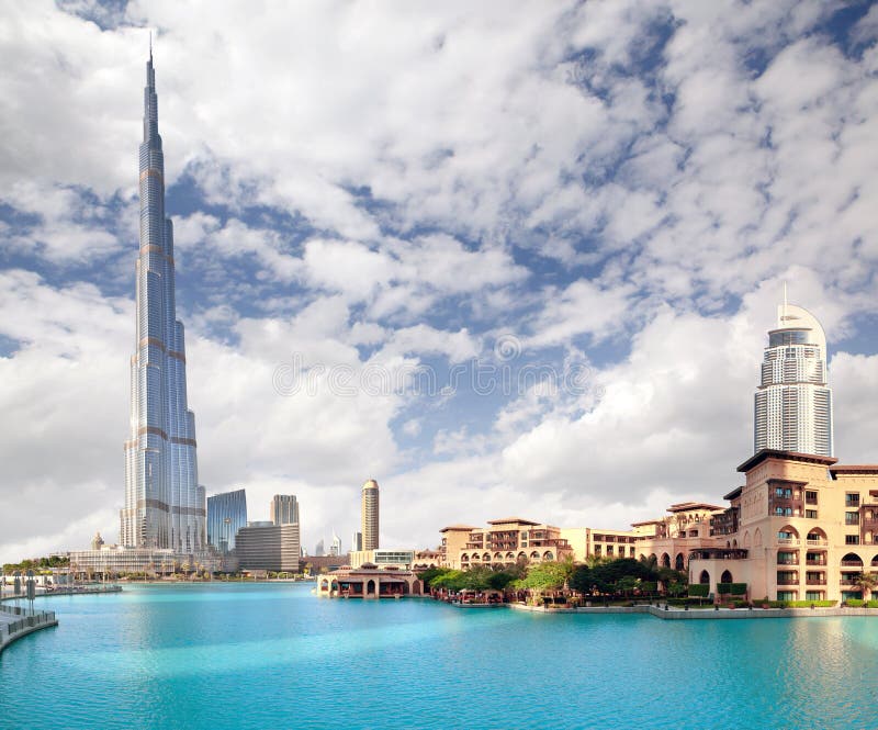 The Top View from Burj Khalifa Editorial Stock Photo - Image of ...