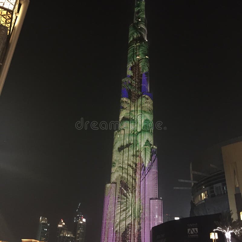 Burj khalifa Dubai editorial photography. Image of burj - 86449727