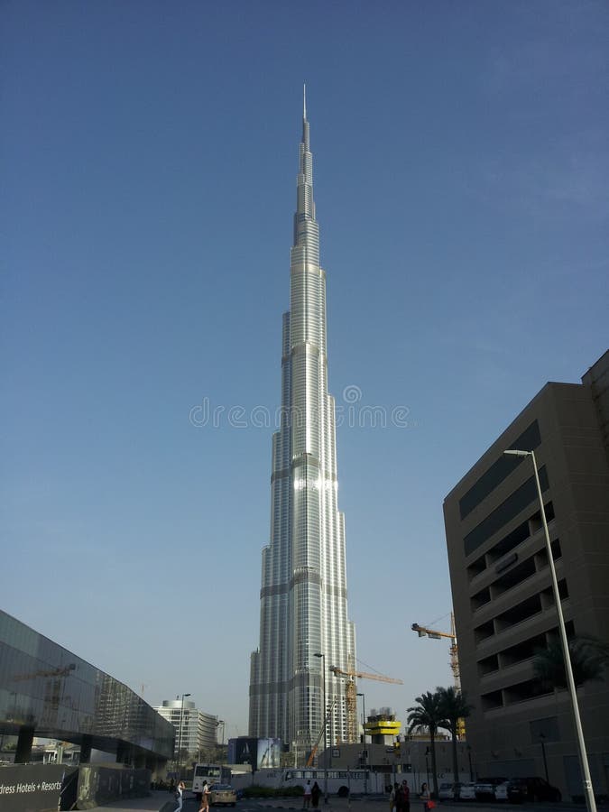 Burj Khalifa, Dubai editorial stock image. Image of building - 52796179