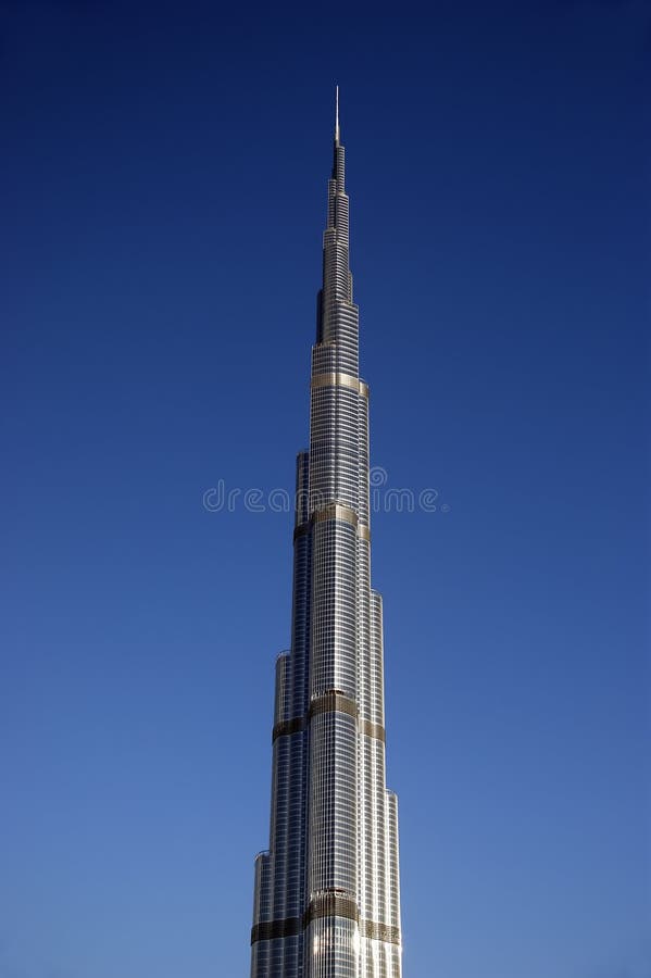 Burj Khalifa (Khalifa-Turm), Dubai Redaktionelles Stockbild - Bild von ...