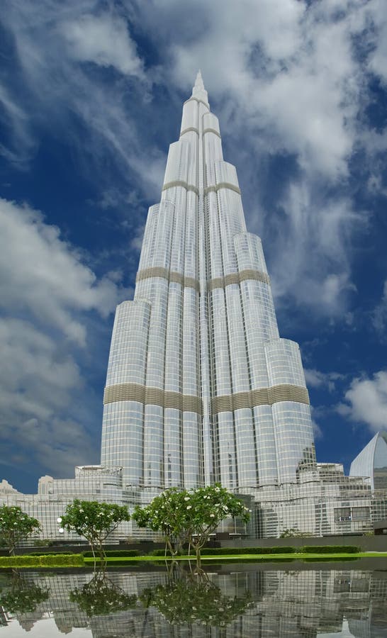 Burj Khalifa (Khalifa-Turm), Dubai Redaktionelles Bild - Bild von ...