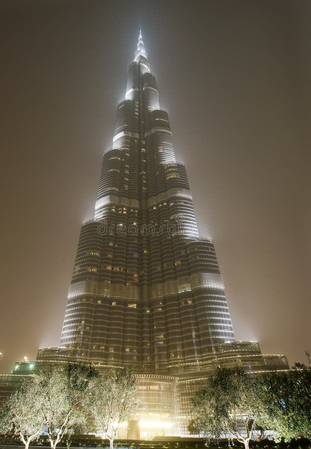 Burj Khalifa (Khalifa-Turm), Dubai Redaktionelles Stockbild - Bild von ...