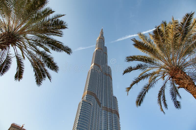 Burj Khalifa Skyscraper is Tallest in the World Editorial Photography ...
