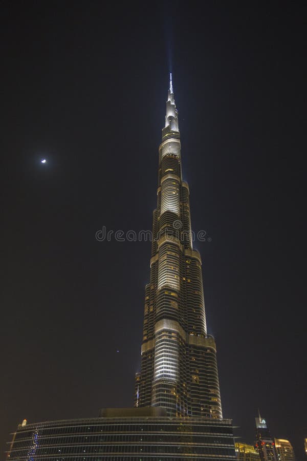 Burj Khalifa Tower editorial photography. Image of dubai - 260800232