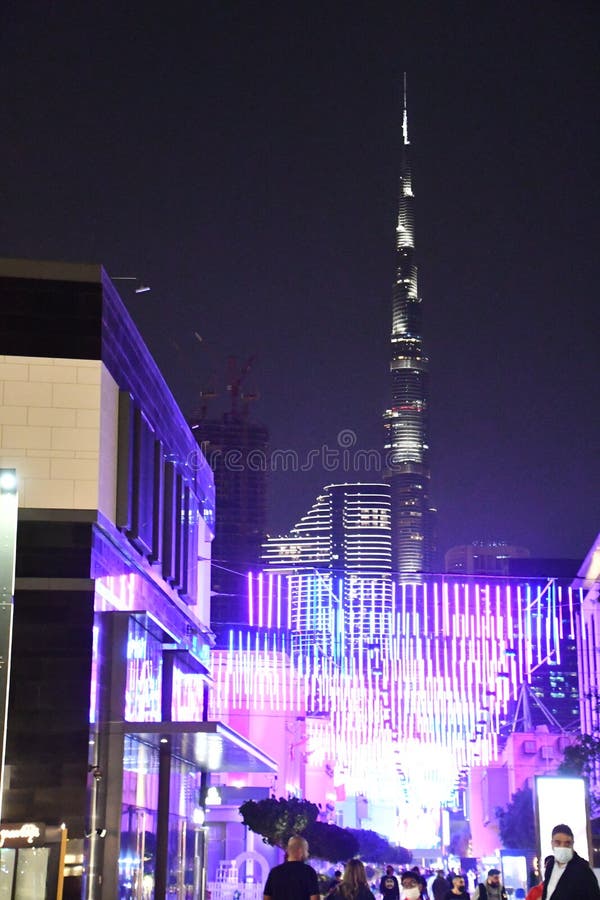 Burj Khalifa View from CityWalk Development in Dubai, UAE Editorial ...