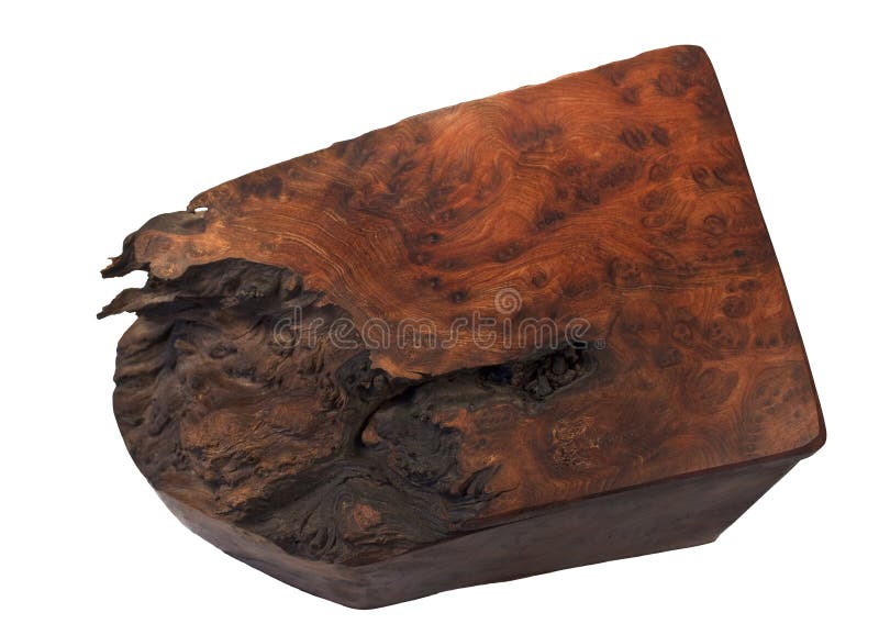 Burl Wood Box stock image. Image of reddish, natural - 14375011