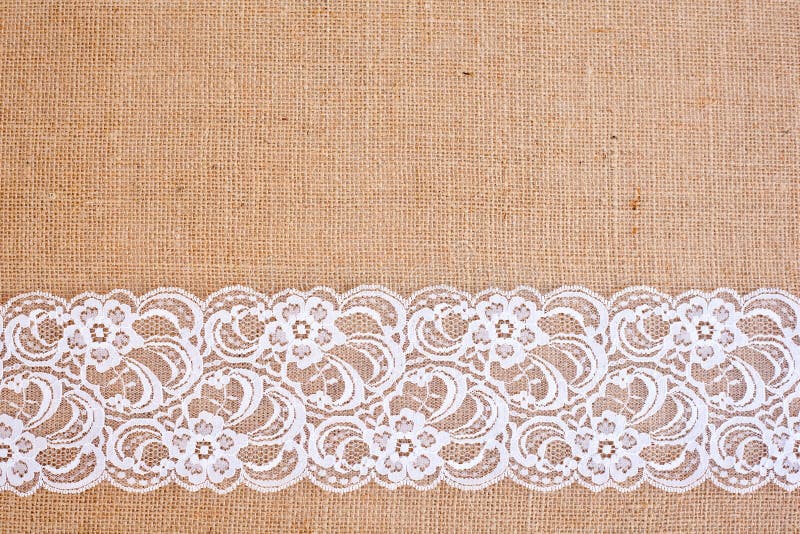 Burlap And Lace Wallpaper