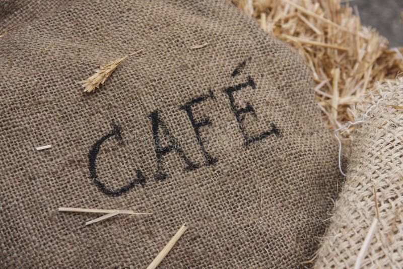 Burlap Coffee Bags stock photo. Image of sack, cloth - 71326136