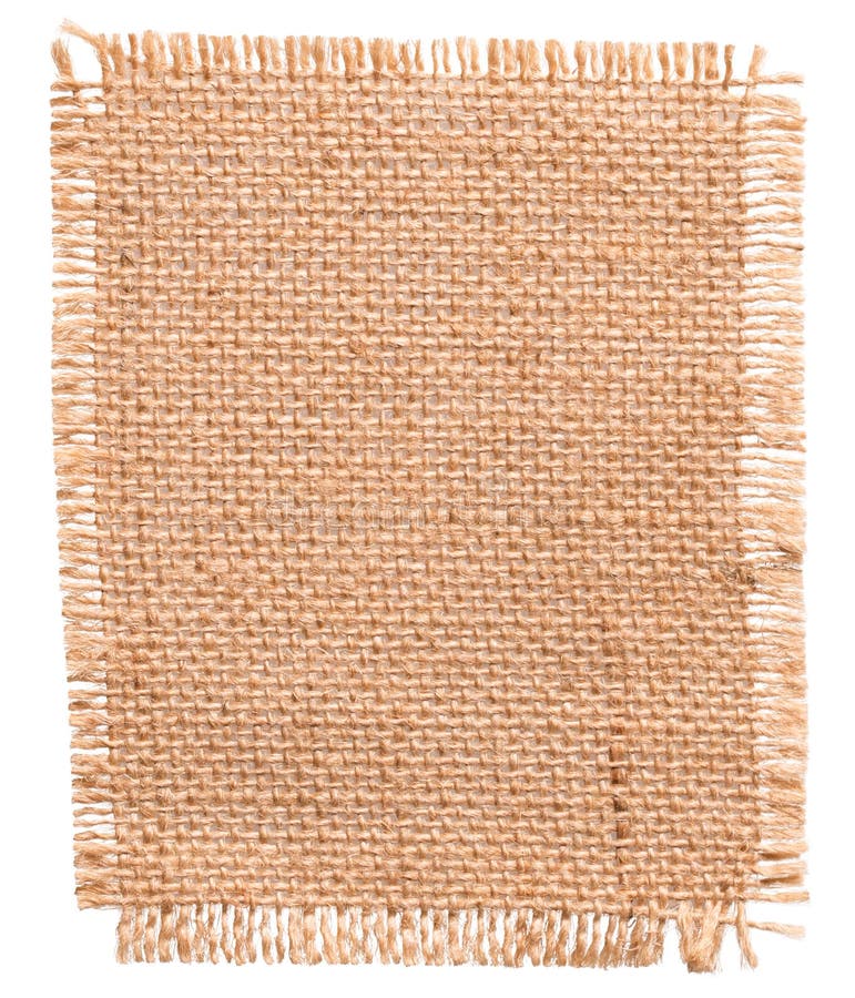 Burlap Fabric Patch Piece, Jute Sack Cloth Texture, Textile White ...