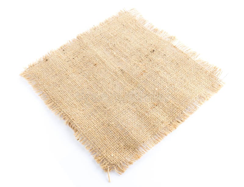 Burlap Hessian Sacking Isolated Stock Photo - Image of hessian, design ...
