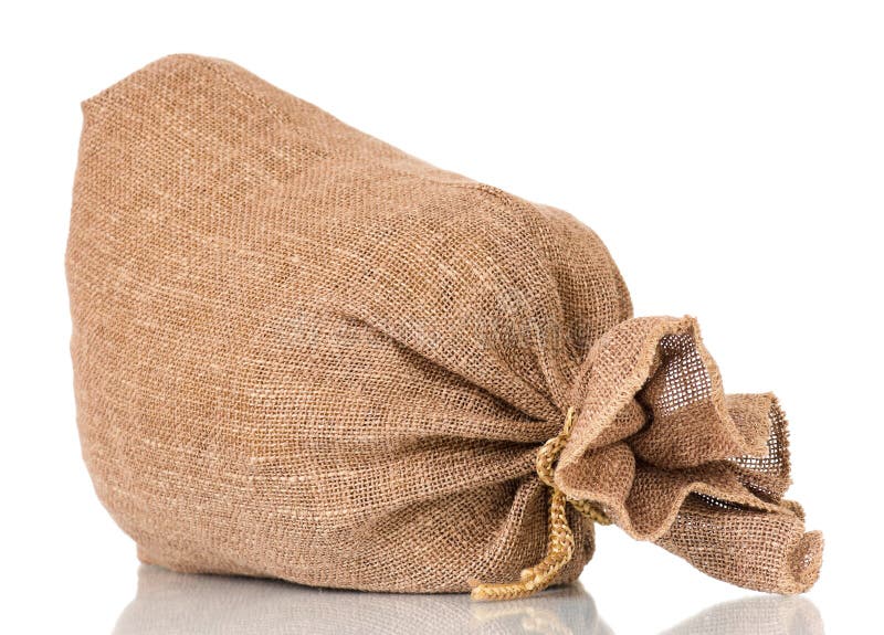Small sack stock photo. Image of pouch, brown, open, macro - 31160628