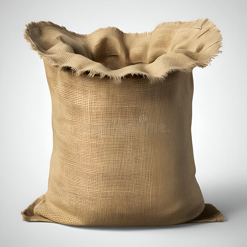 Burlap Sack Isolated stock illustration. Illustration of transparent ...