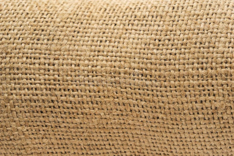 Burlap Texture Background Closeup. Tied Little Ropes Stock Image ...