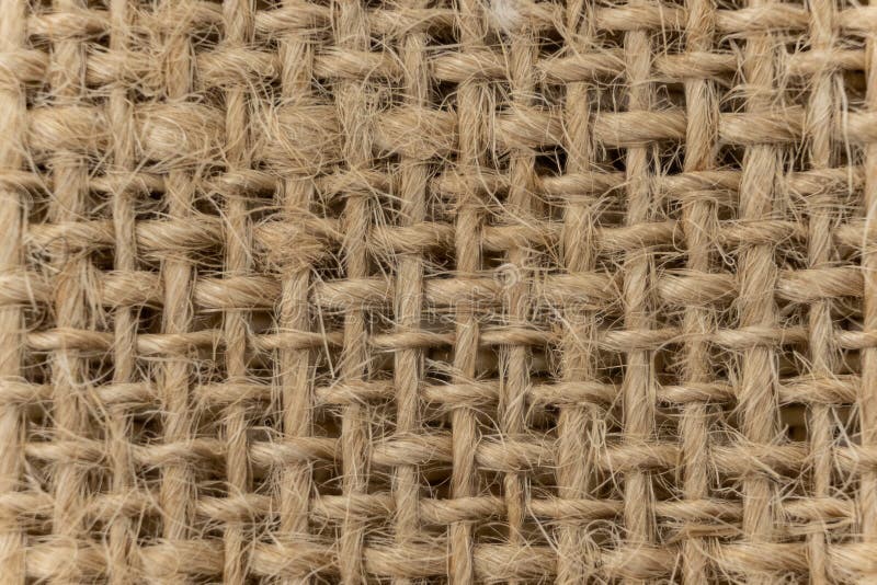 Burlap Woven Texture Seamless. Jute Background Close Up Macro Stock ...