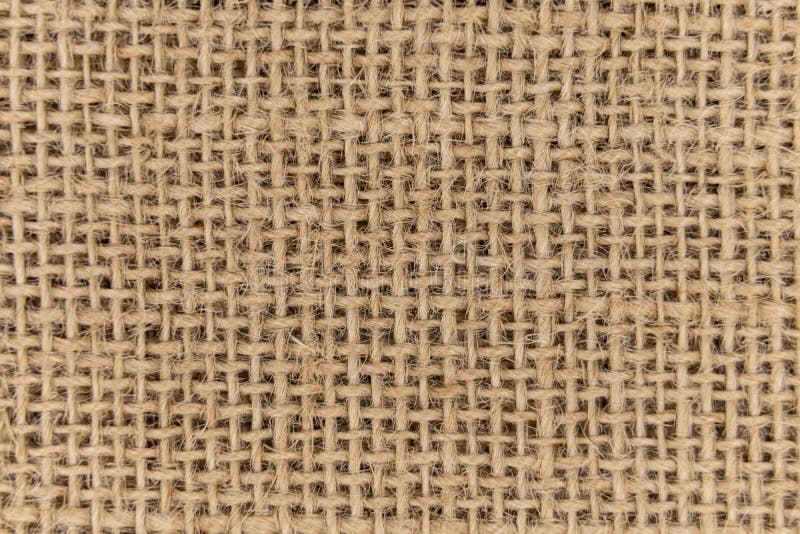 Burlap Woven Texture Seamless. Jute Background Close Up Macro Stock ...