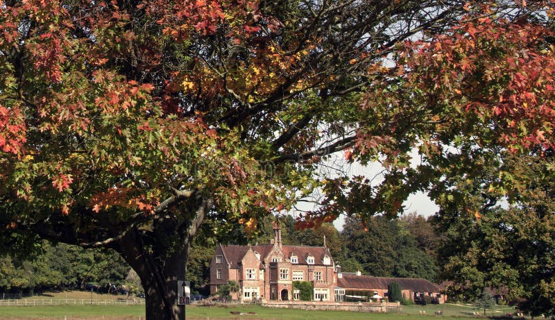 Burley Manor Hotel in the New Forest Editorial Photo - Image of autmn ...