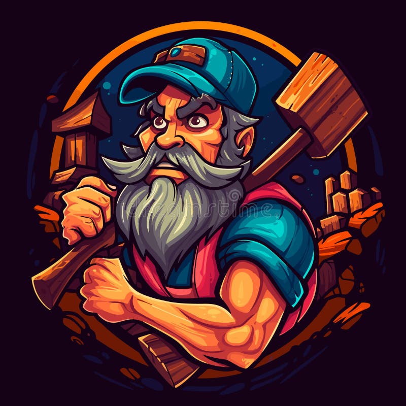 Burly Carpenter Stock Illustrations – 4 Burly Carpenter Stock ...