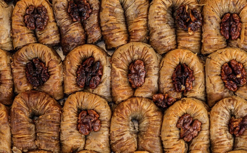 Burma Baklava, Turkish Dessert Sweet Stock Photo - Image of closeup ...